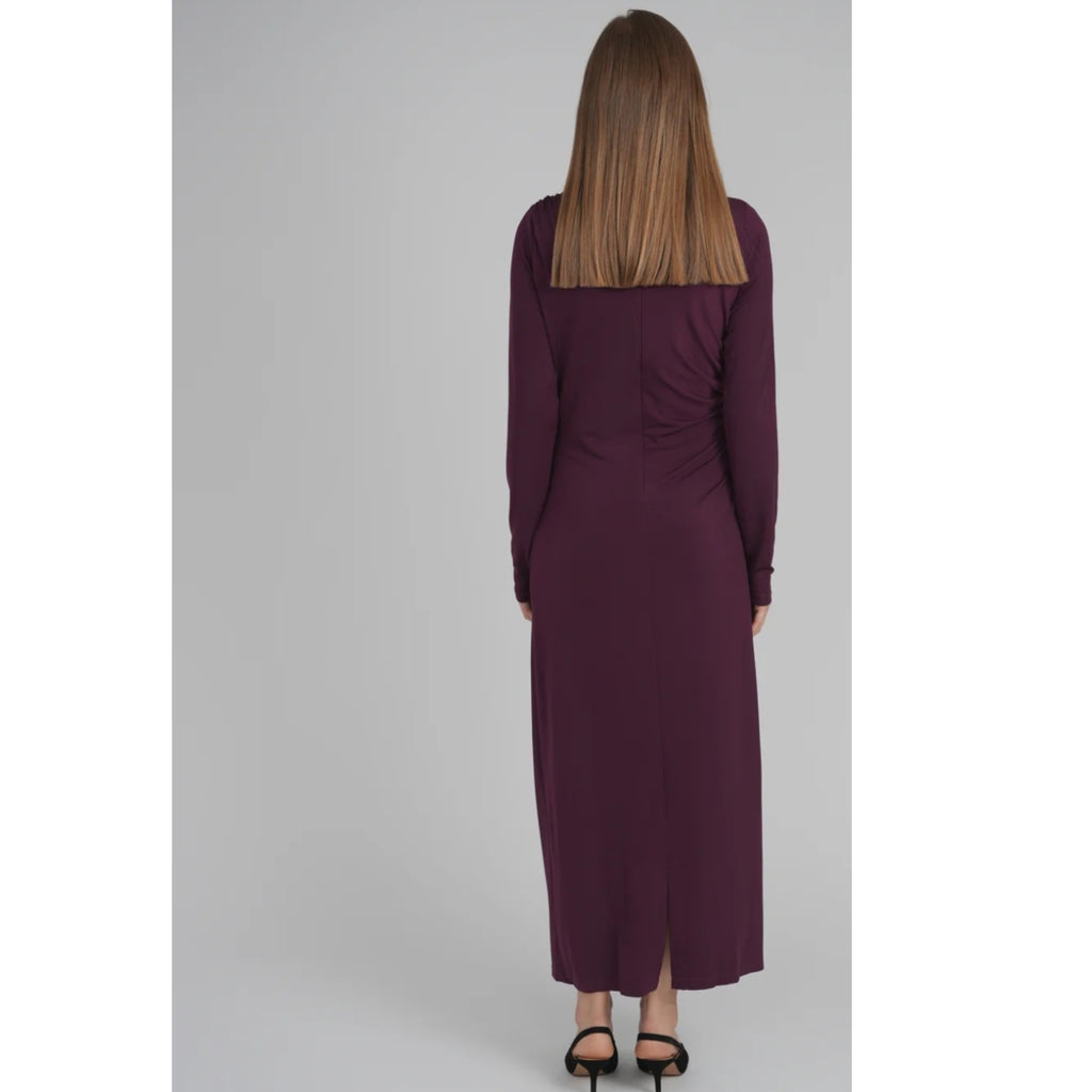 Side Cinch Dress Berry – The Mimi Boutique